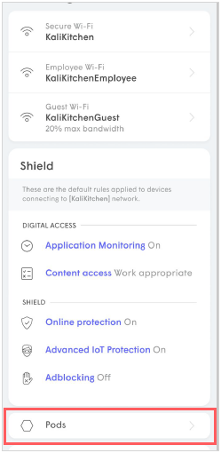 How do I manage my Cogeco Wi-Fi Pods and extenders in the Cogeco ...