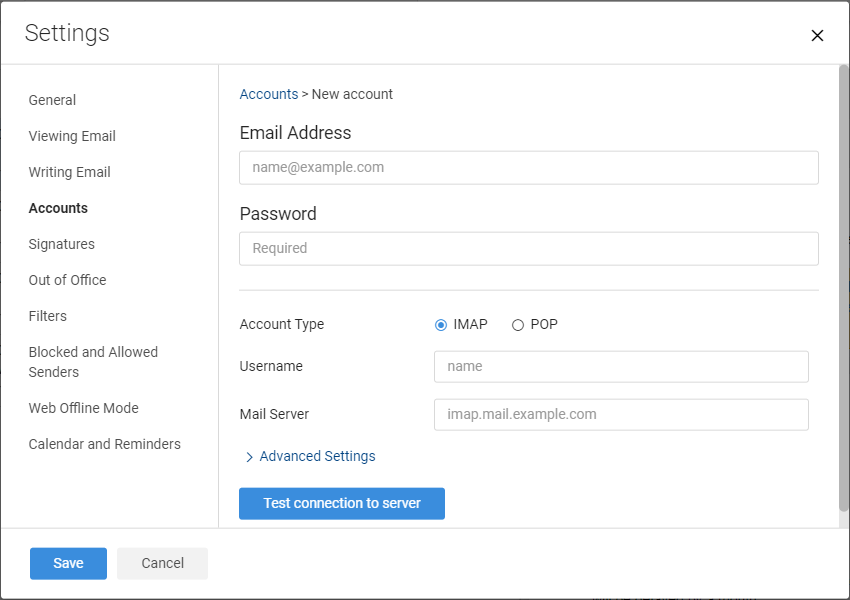 How Do I Setup Webmail To Check Other E mail Accounts Cogeco Support